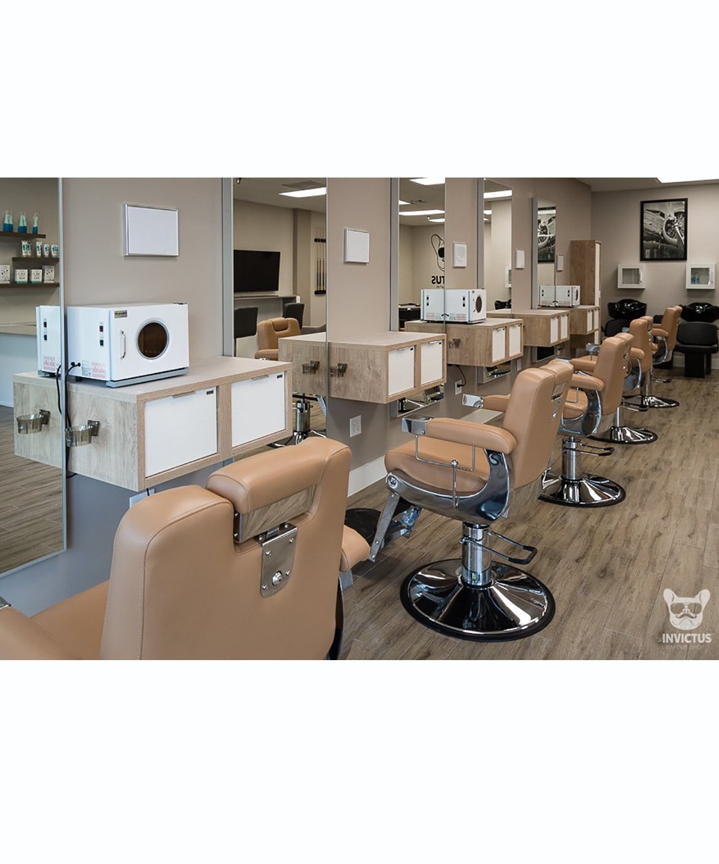 Professional Barber Furniture Packages for Barbershops With Chairs ...