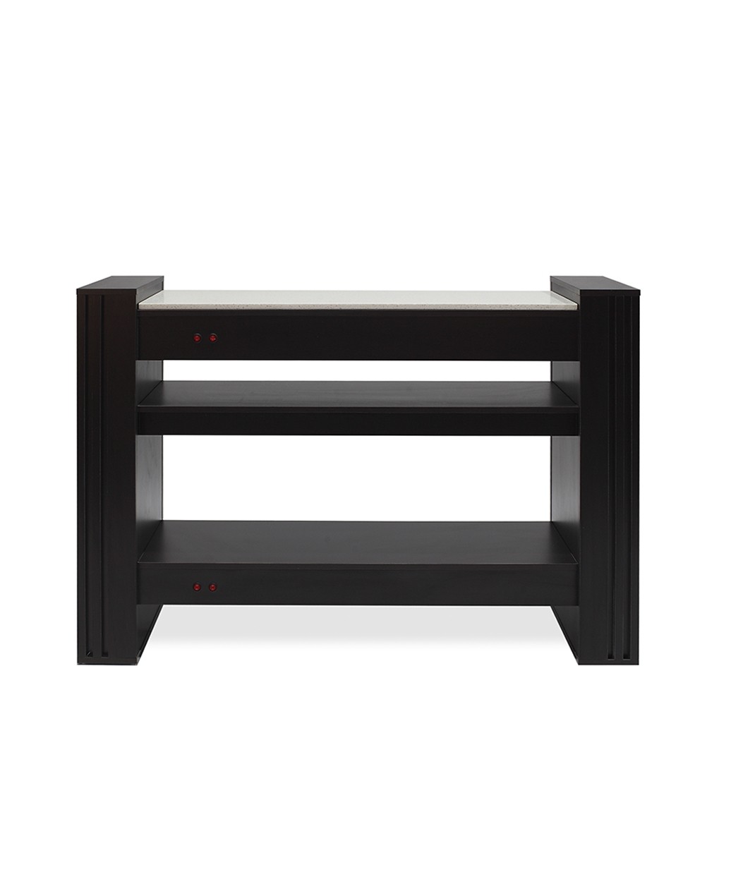 J&A White Granite Top Nail Drying Table