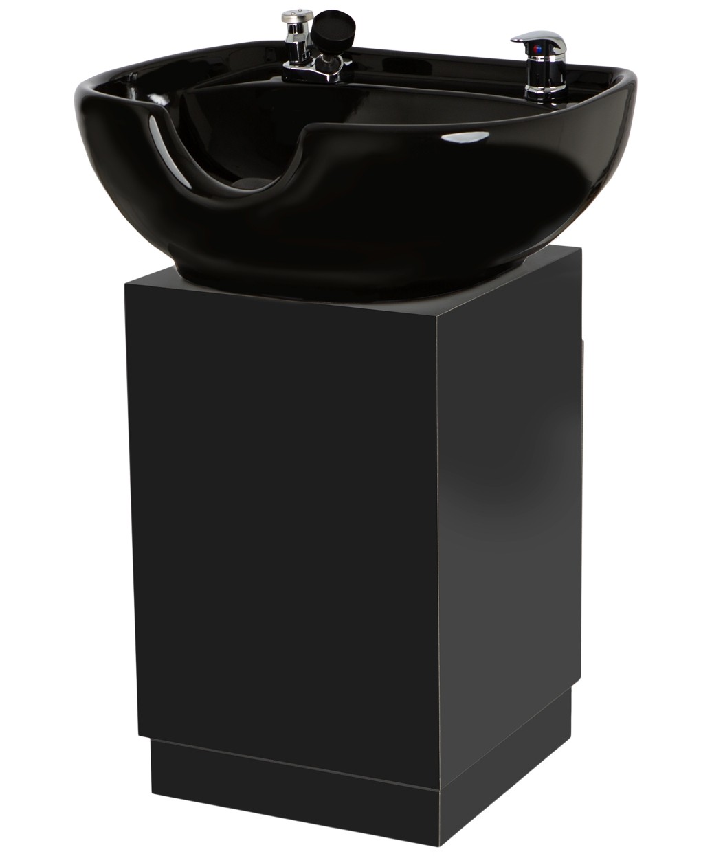Bali Head Spa Pedestal Shampoo Unit Cabinet with Large Porcelain ...