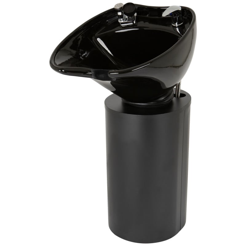 Paris Black Pedestal Shampoo Unit | Buy-Rite Beauty