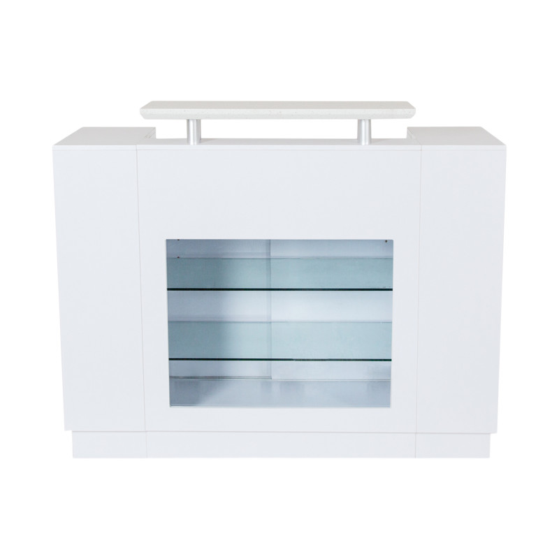 J&A Granite Top Reception Desk | Buy-Rite Beauty