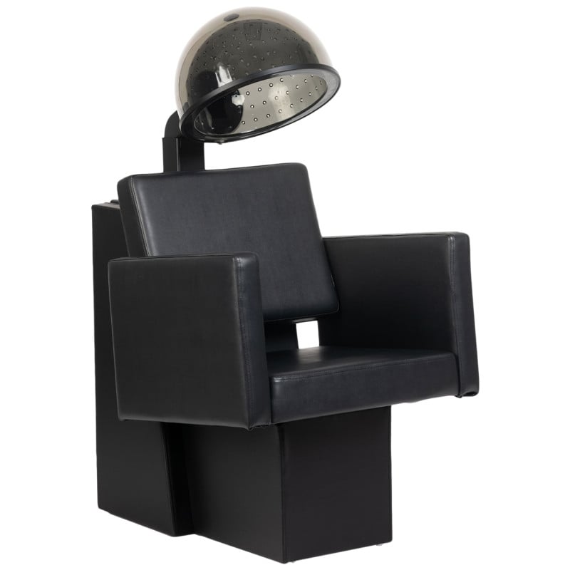 Aria Dryer Chair with Hooded Hair Dryer Black With Wide Cushioned Seat ...