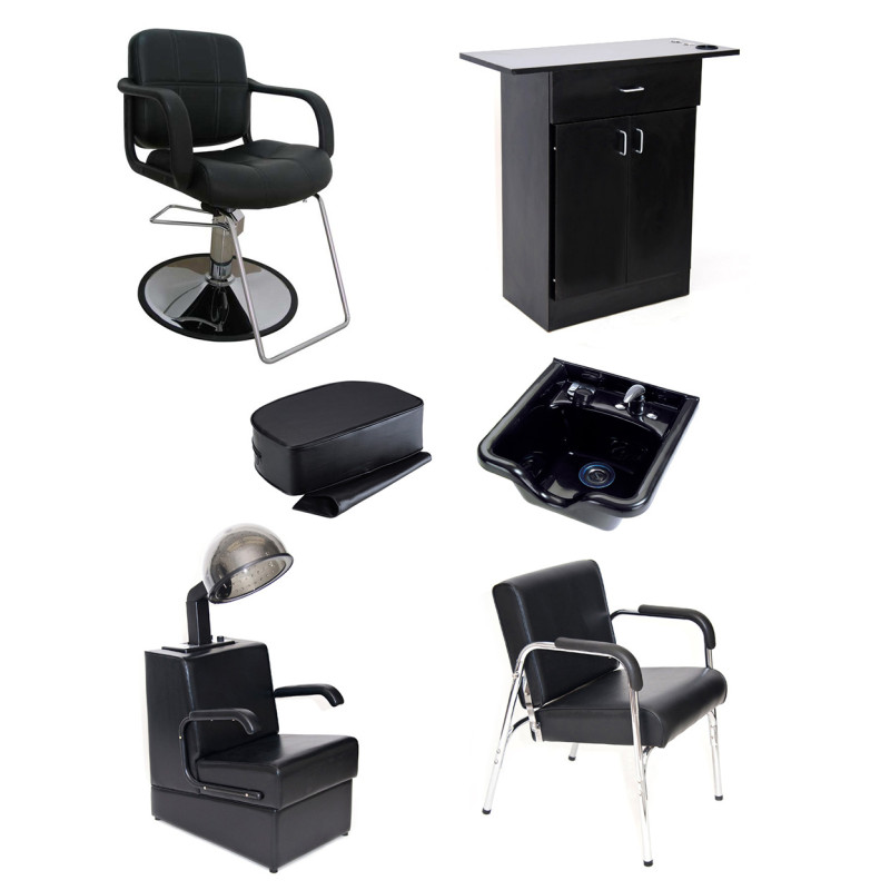 1 Operator Basic Salon Furniture & Equipment Package With Chairs ...