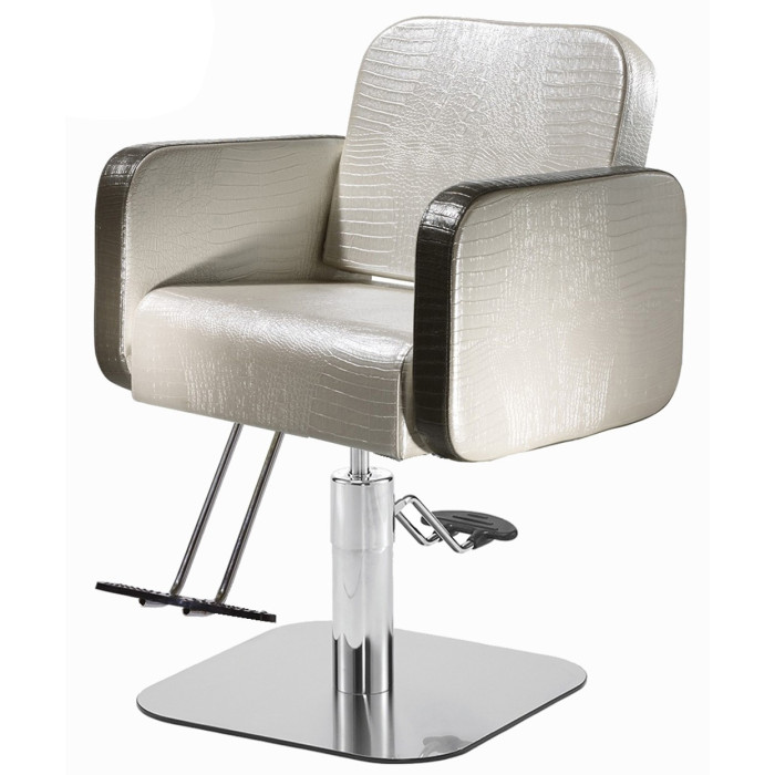 Cammelo Salon Styling Chair with Rich Camel Color Open Back Chic Modern ...