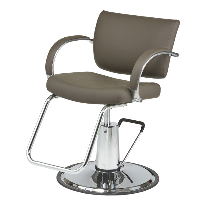 Lexus Salon Styling Chair with Wide Seat, Curved Arms & Lumbar Support ...