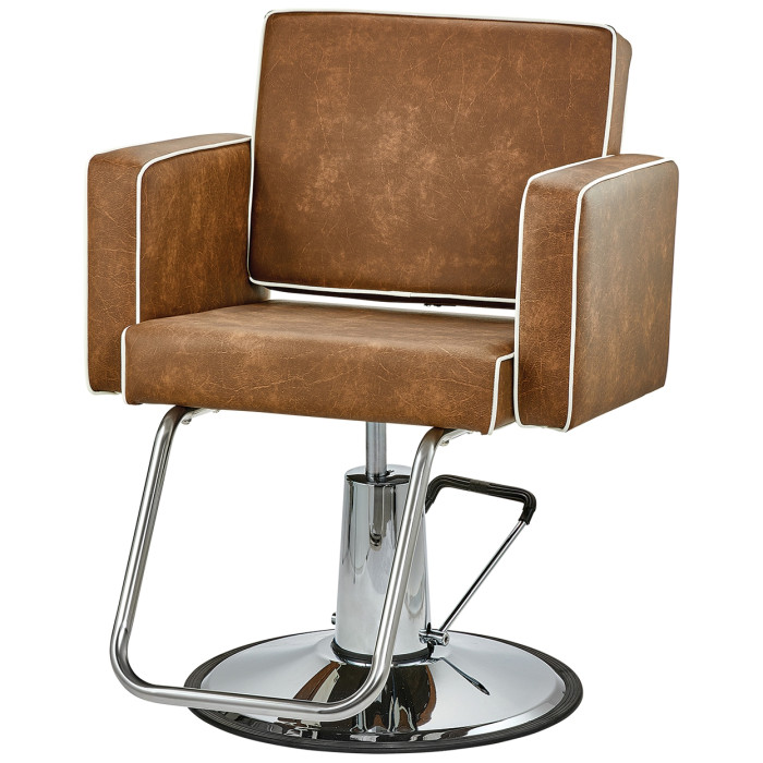 Lexus Salon Styling Chair with Wide Seat, Curved Arms & Lumbar Support ...
