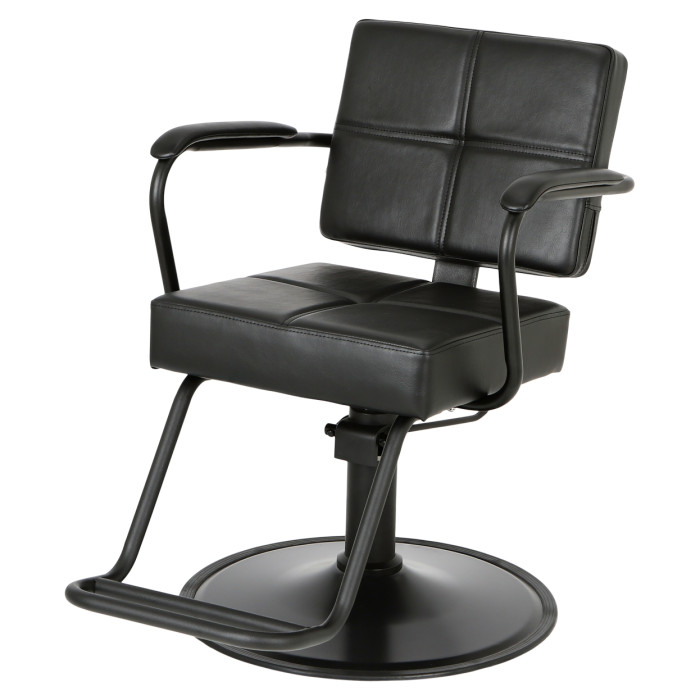 Luna Salon Styling Chair with Intricate Stitch Pattern & Seamless Easy ...