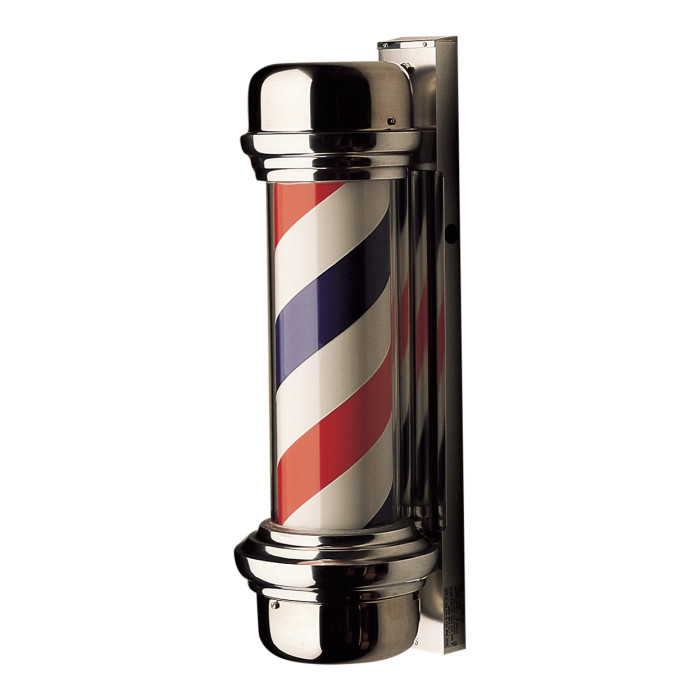 Marvy #55 Barber Pole with Glass Globe Top and 2 Lights for Barber ...