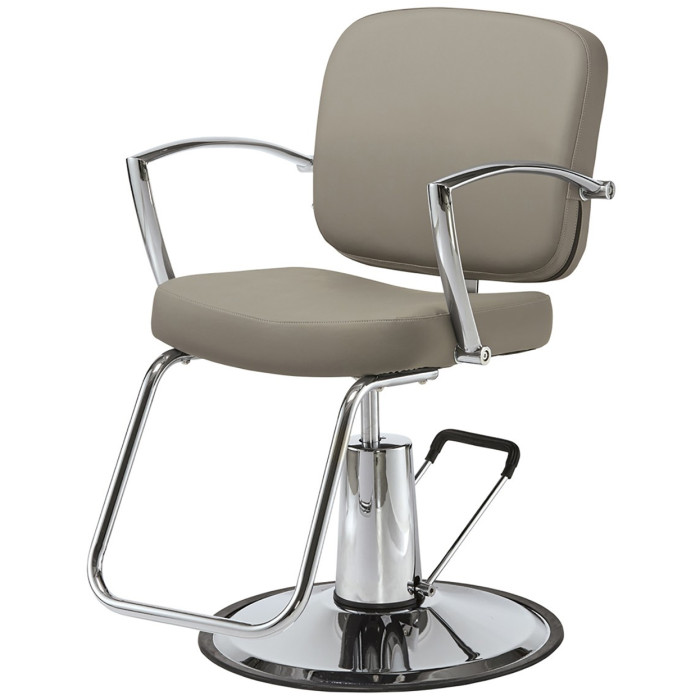 Sylvia European Designed Hydraulic Styling Chair & T-Footrest, Black ...