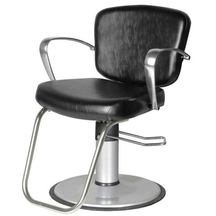Lexus Salon Styling Chair with Wide Seat, Curved Arms & Lumbar Support ...