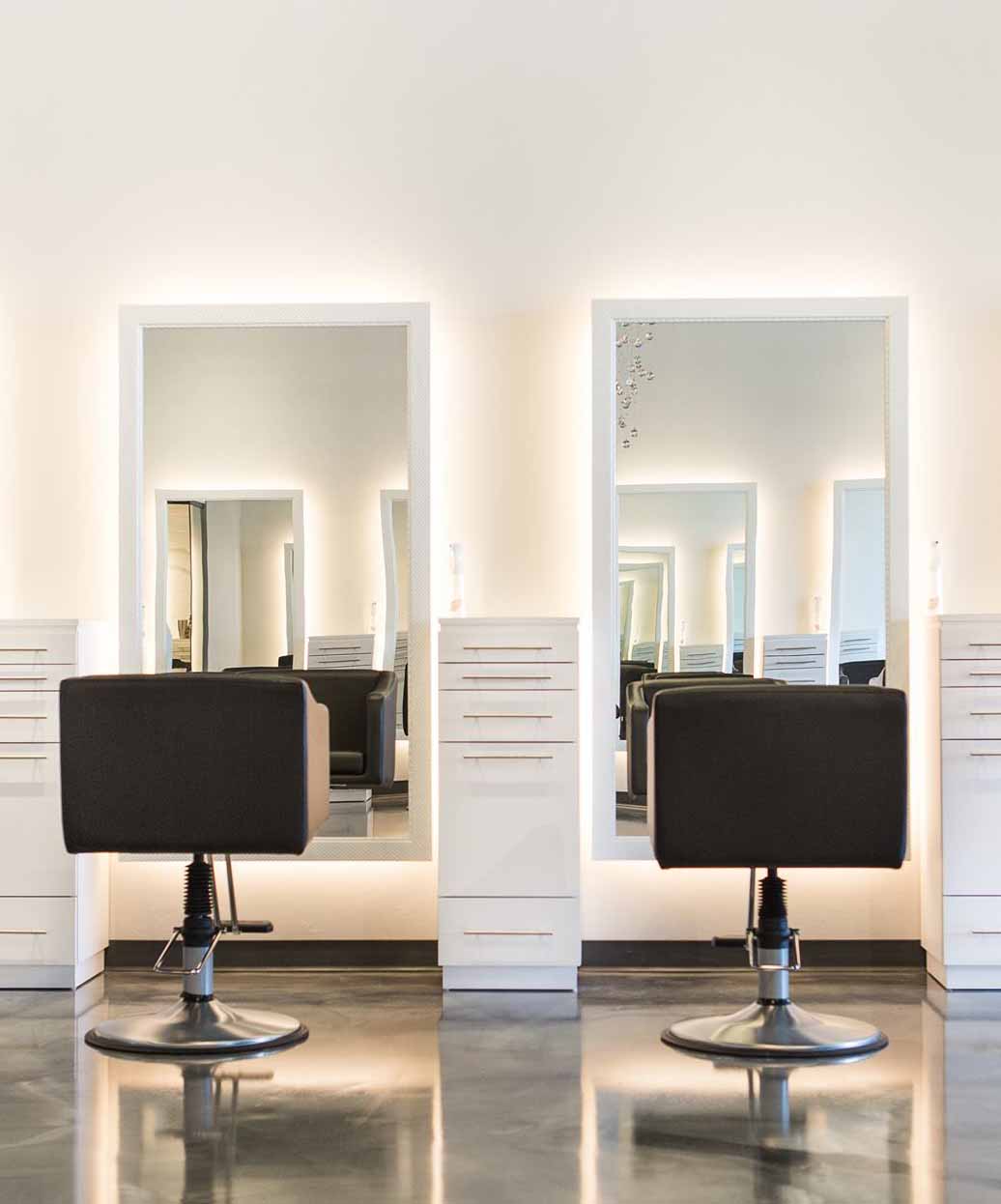 Iso Full-Length Framed Salon Mirror for Stylists and Professional Hair ...