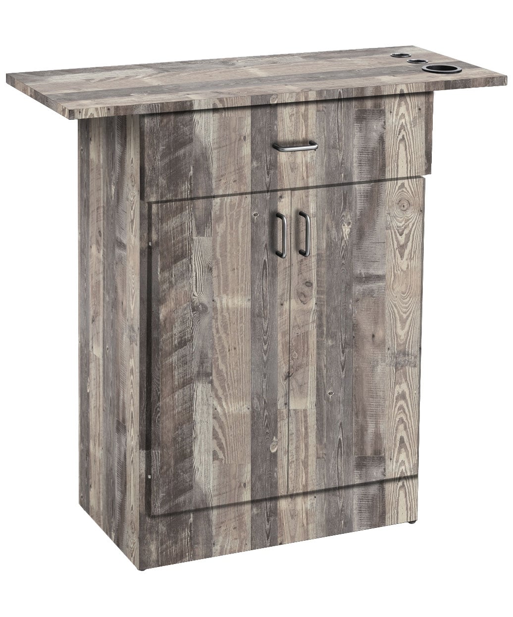 Miami Free-Standing Salon Styling Station with Storage For Professional ...