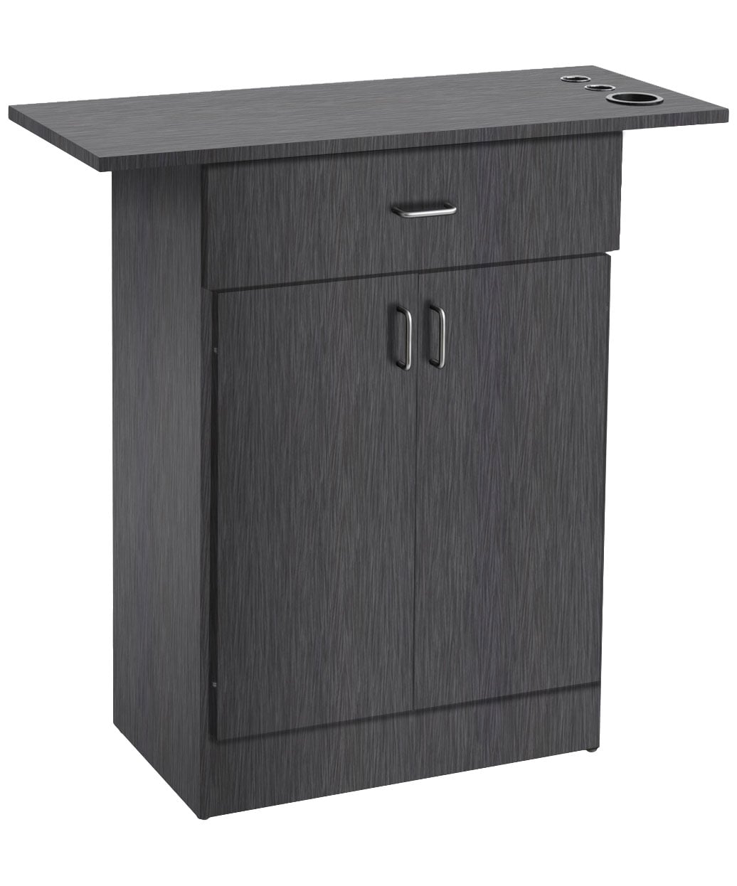 Miami Free-Standing Salon Styling Station with Storage For Professional ...