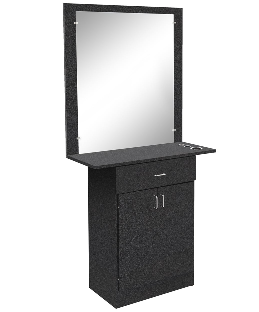 Miami Free-Standing Salon Styling Station with Mirror For Professional ...
