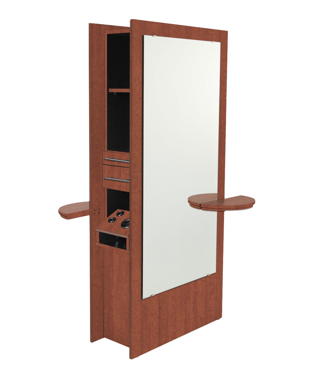 Nobu Double Sided Salon Styling Station with 60 Full-Length Mirrors For ...