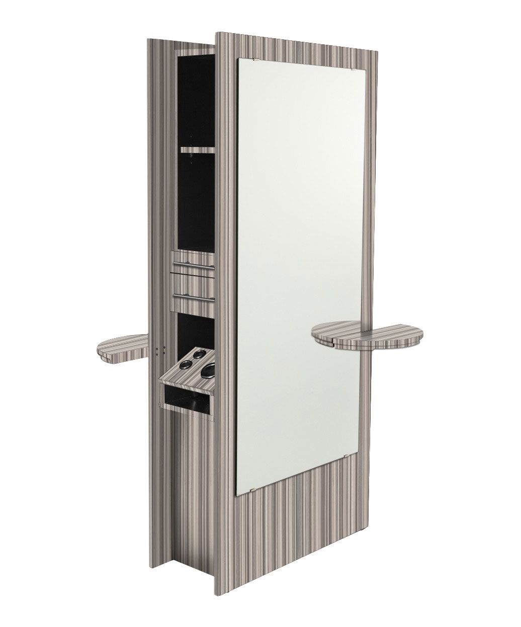 Nobu Double Sided Salon Styling Station with 60 Full-Length Mirrors For ...