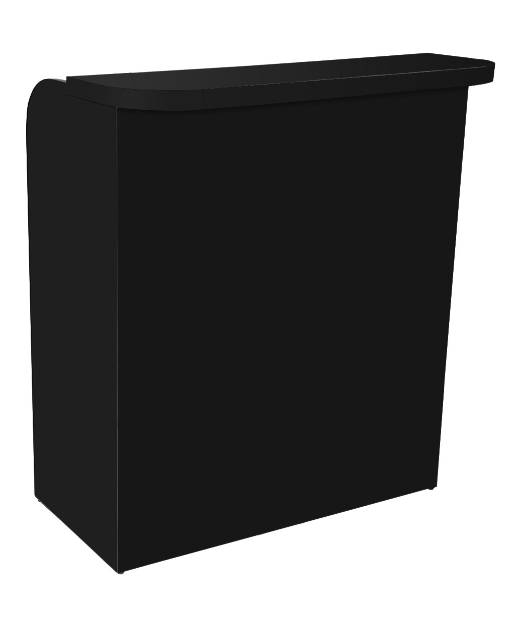 Square Salon Reception Desk with 2 Storage Drawers Made in USA ...