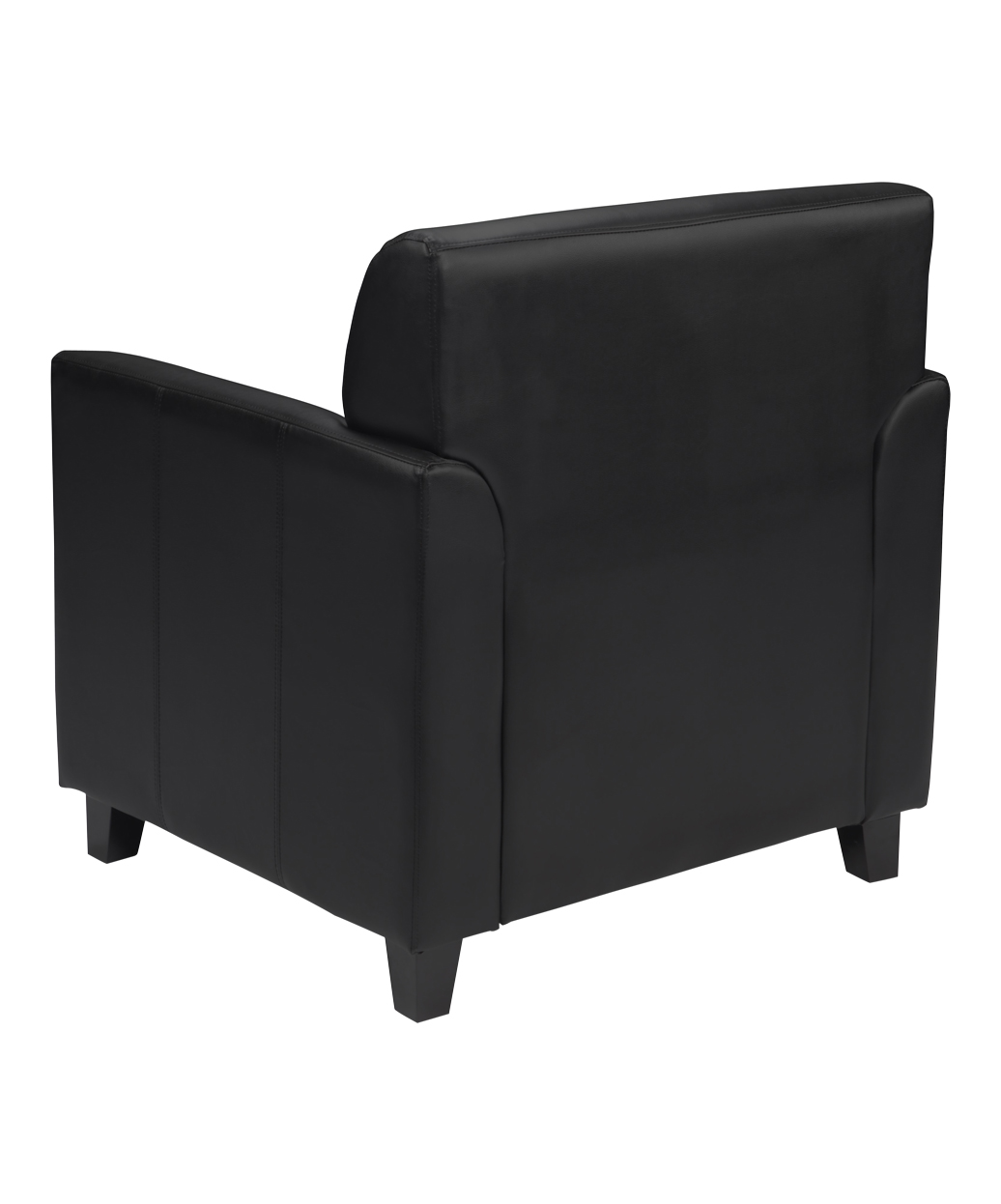 Diplomat Leather Salon Reception Chair / Arm Chair For Salon Waiting ...