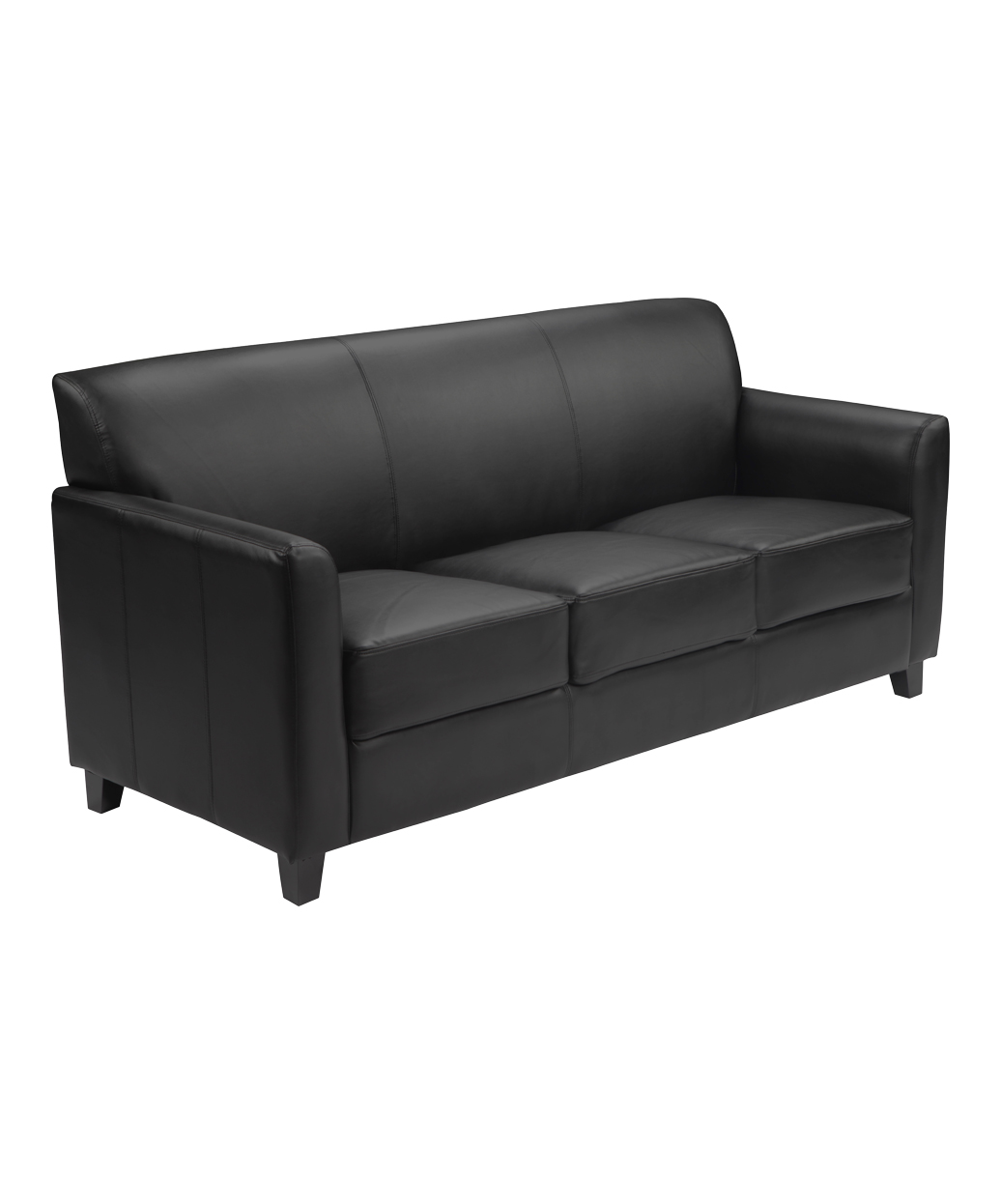 Diplomat Leather Salon Reception Sofa / Couch for Salon Waiting Room ...