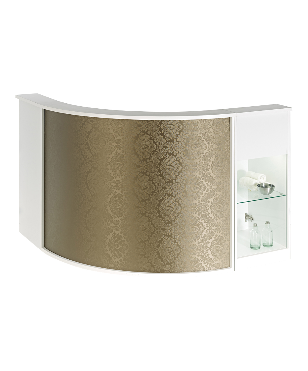 Salon Ambience Form Reception Desk RD186 For Professional Salons and ...