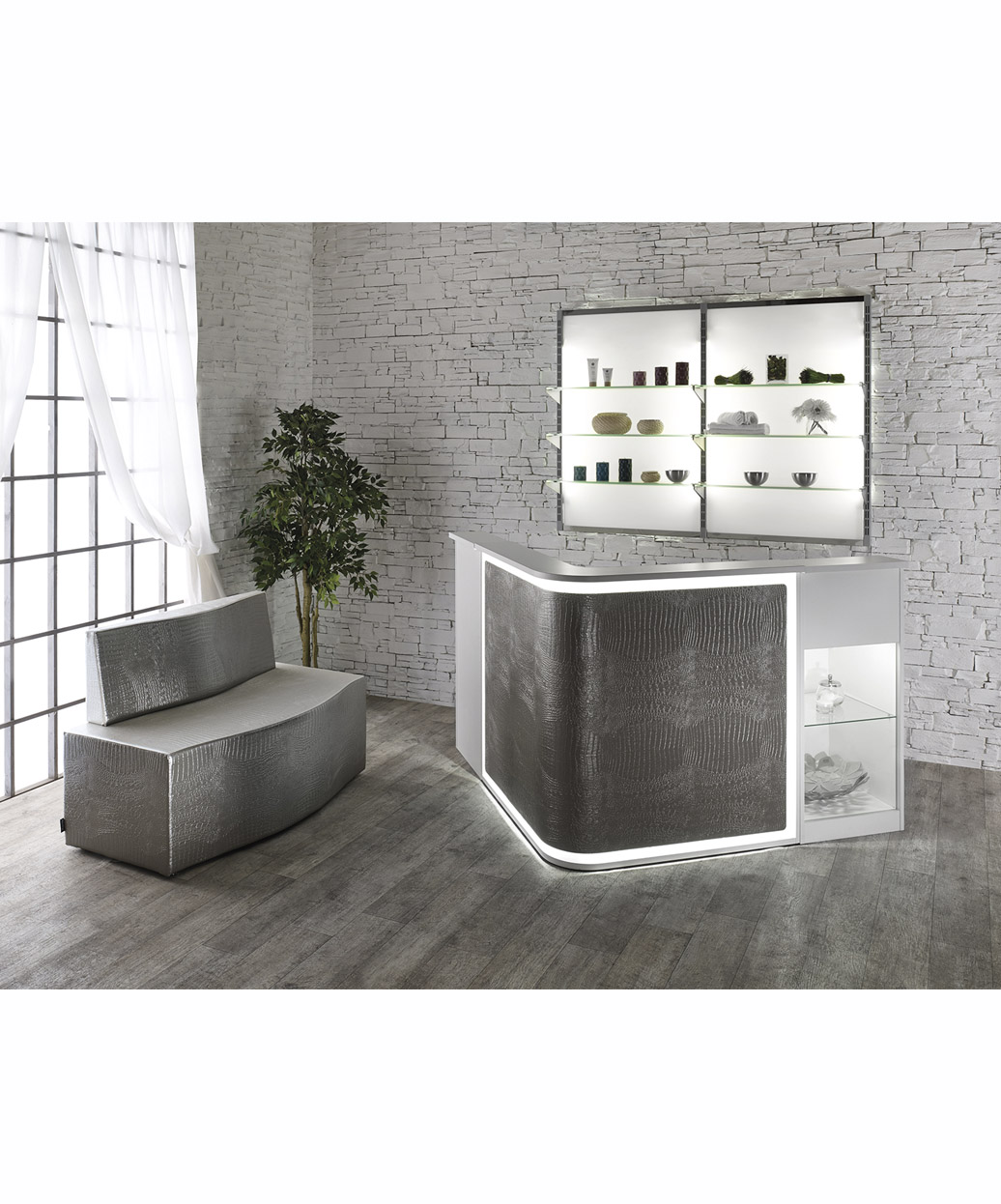 Salon Ambience Smart Reception Desk RD216 For Professional Salons and ...
