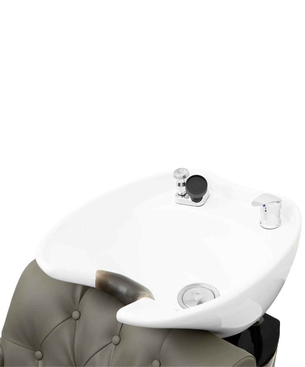 Chelsea Backwash Unit with Removable Seat Cushion & Shampoo Bowl / Sink ...