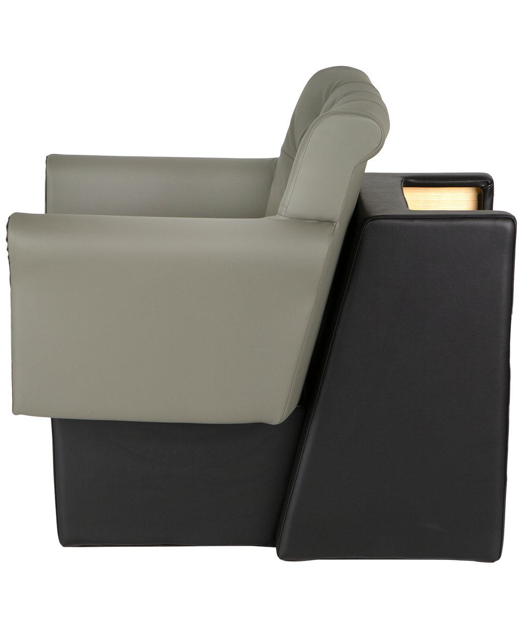 Chelsea Salon Dryer Chair w/ Wide Seat Tufted Design Removable Seat ...