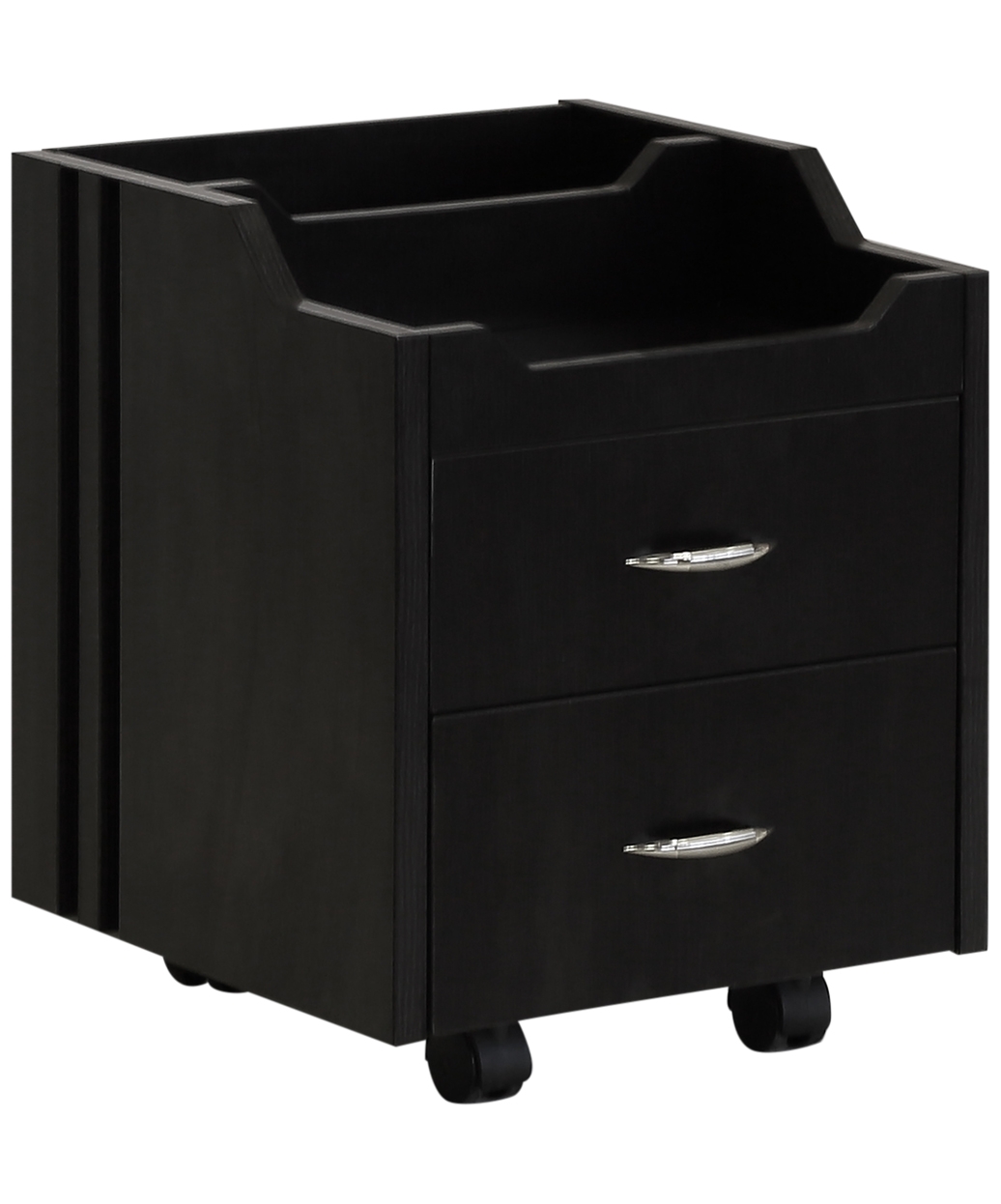 J&A Wood Top Pedicure Cart / Trolley with Wheels Storage and Work Top ...