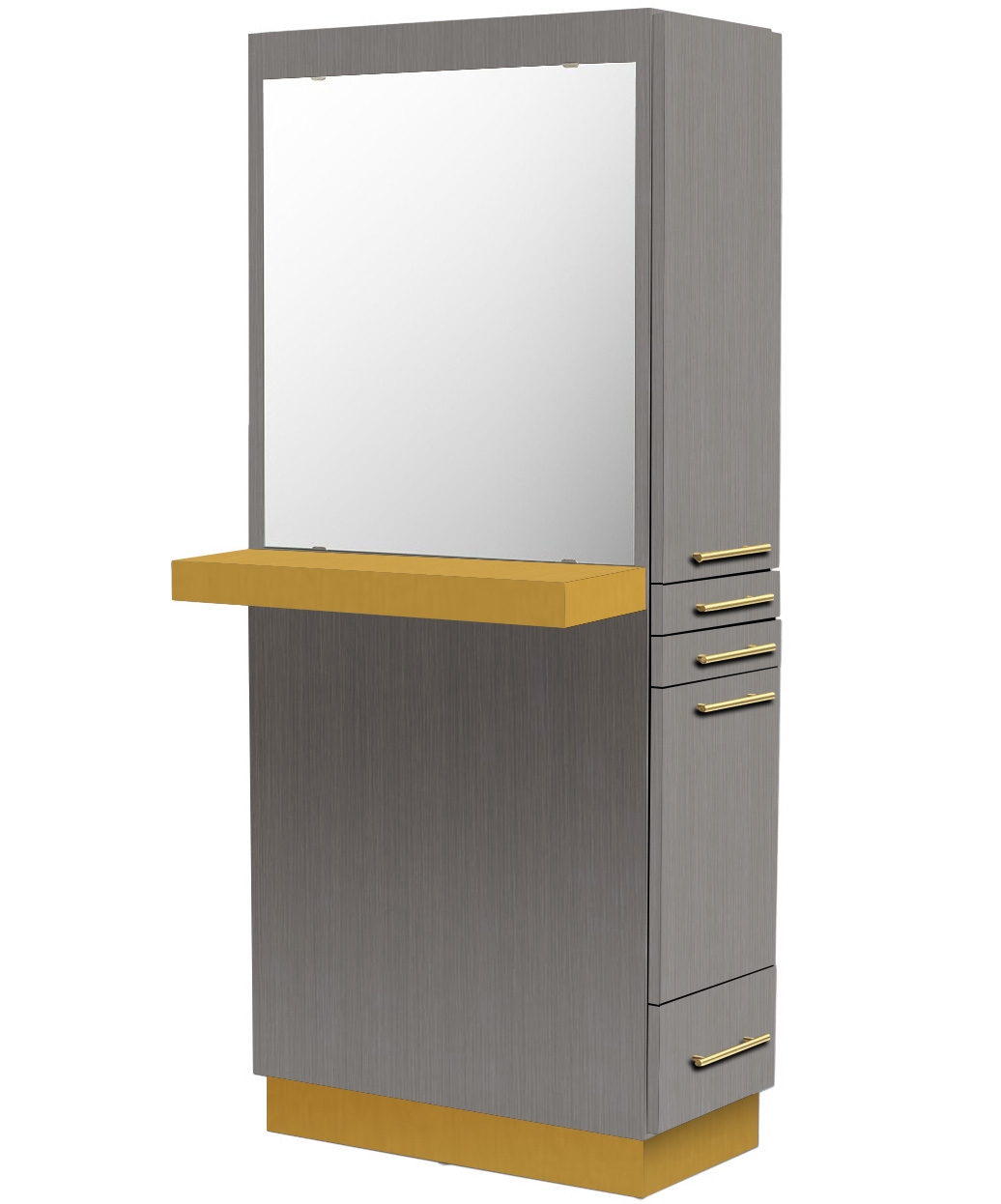 Maxim Salon Styling Station with Ledge and Mirror for Professional ...