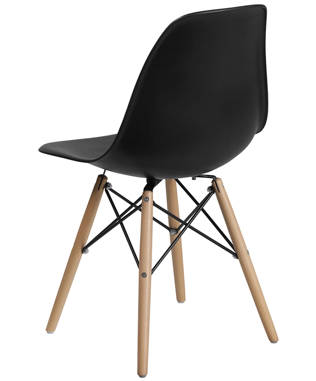 Regal Salon Reception Chair with Wood Base Waterfall Seat and Contoured ...