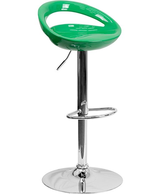 Black Plastic Adjustable Height Salon Stool for Cutting, Coloring ...