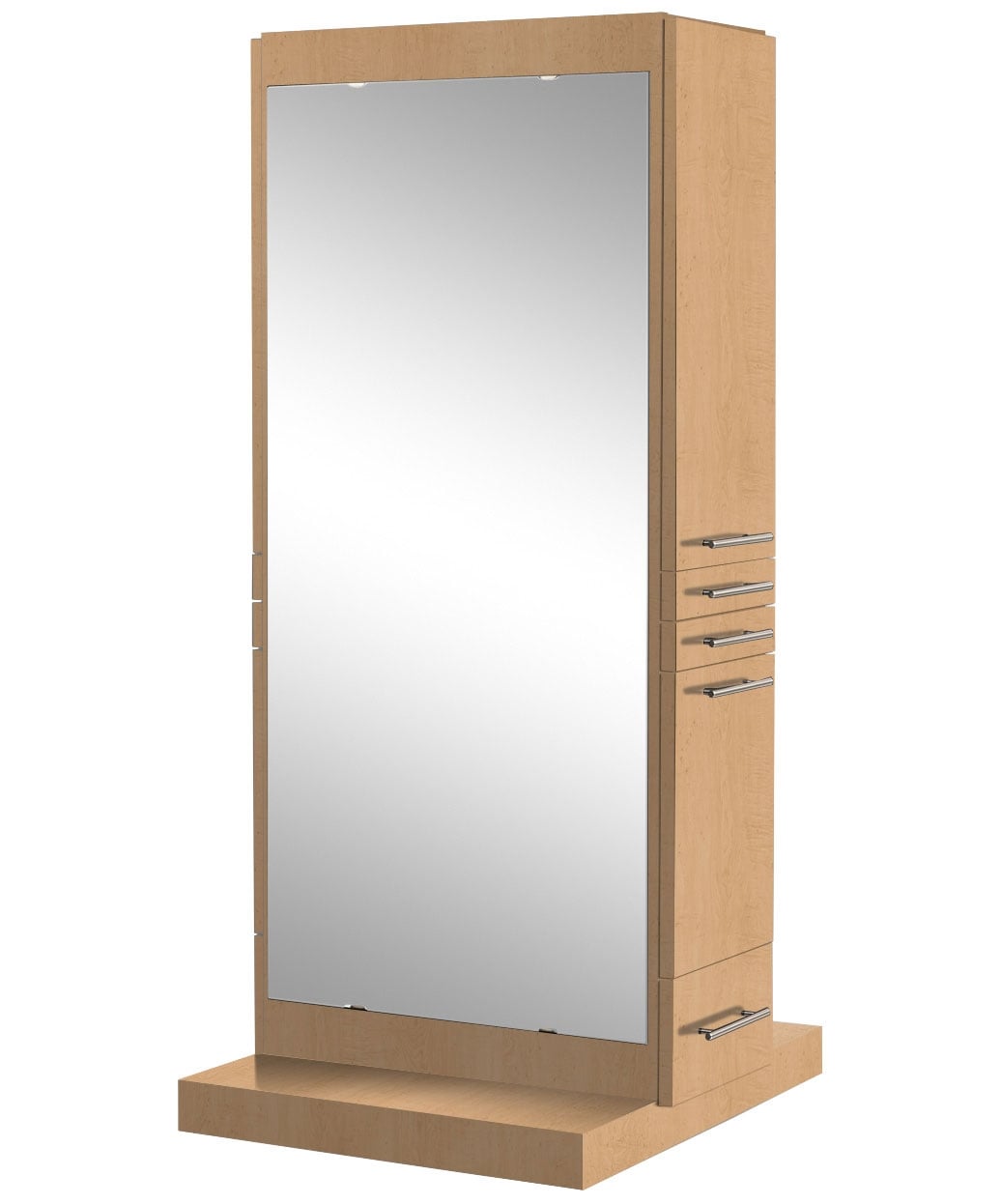 Omni Double Sided Salon Styling Station with Mobile Base and 2 Full ...