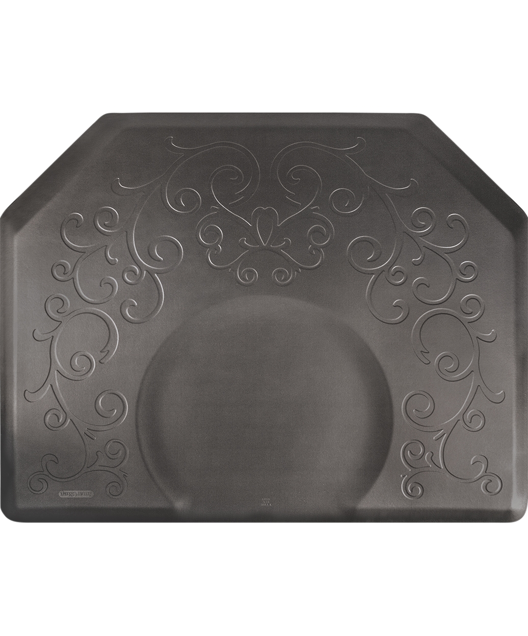 4' x 5' Hexagon Bella Decorative Anti-Fatigue Salon Mat, 3/4 Thick For ...