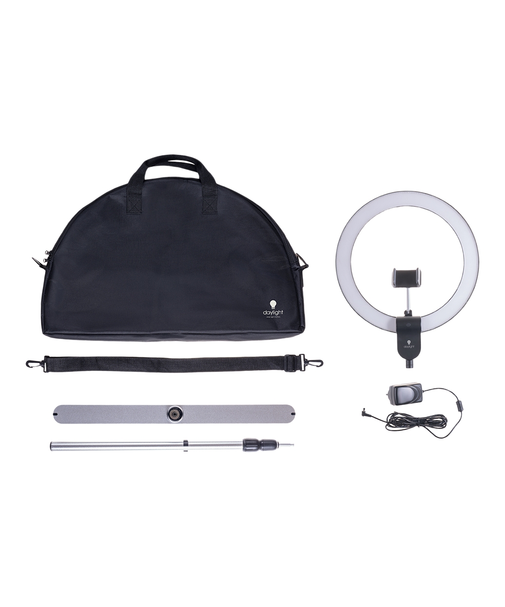 Aura Ring Portable LED Beauty Lamp with Color Correcting Daylight LED ...