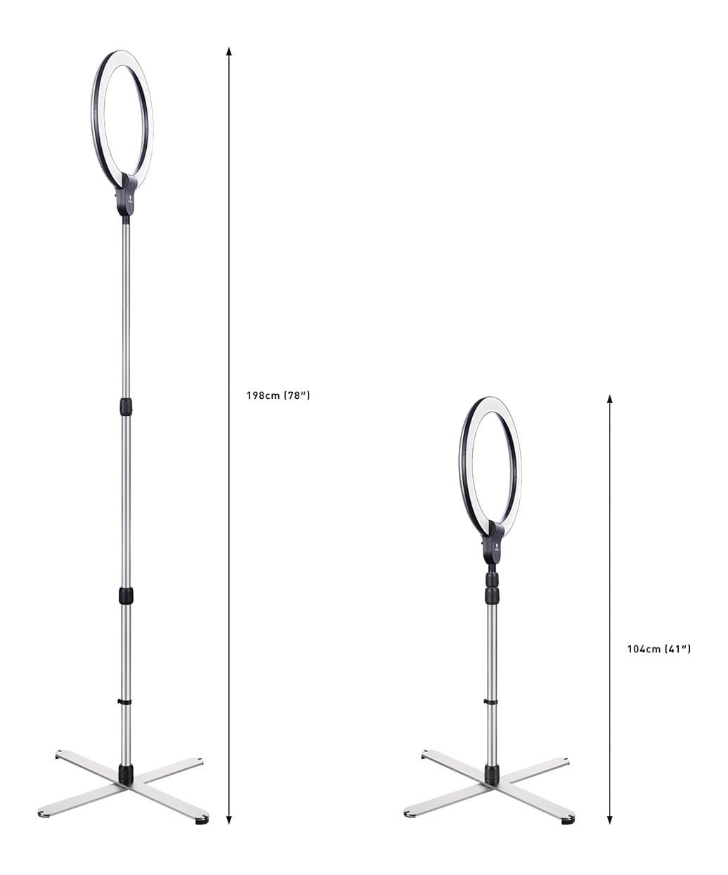 Aura Ring Portable LED Beauty Lamp with Color Correcting Daylight LED ...