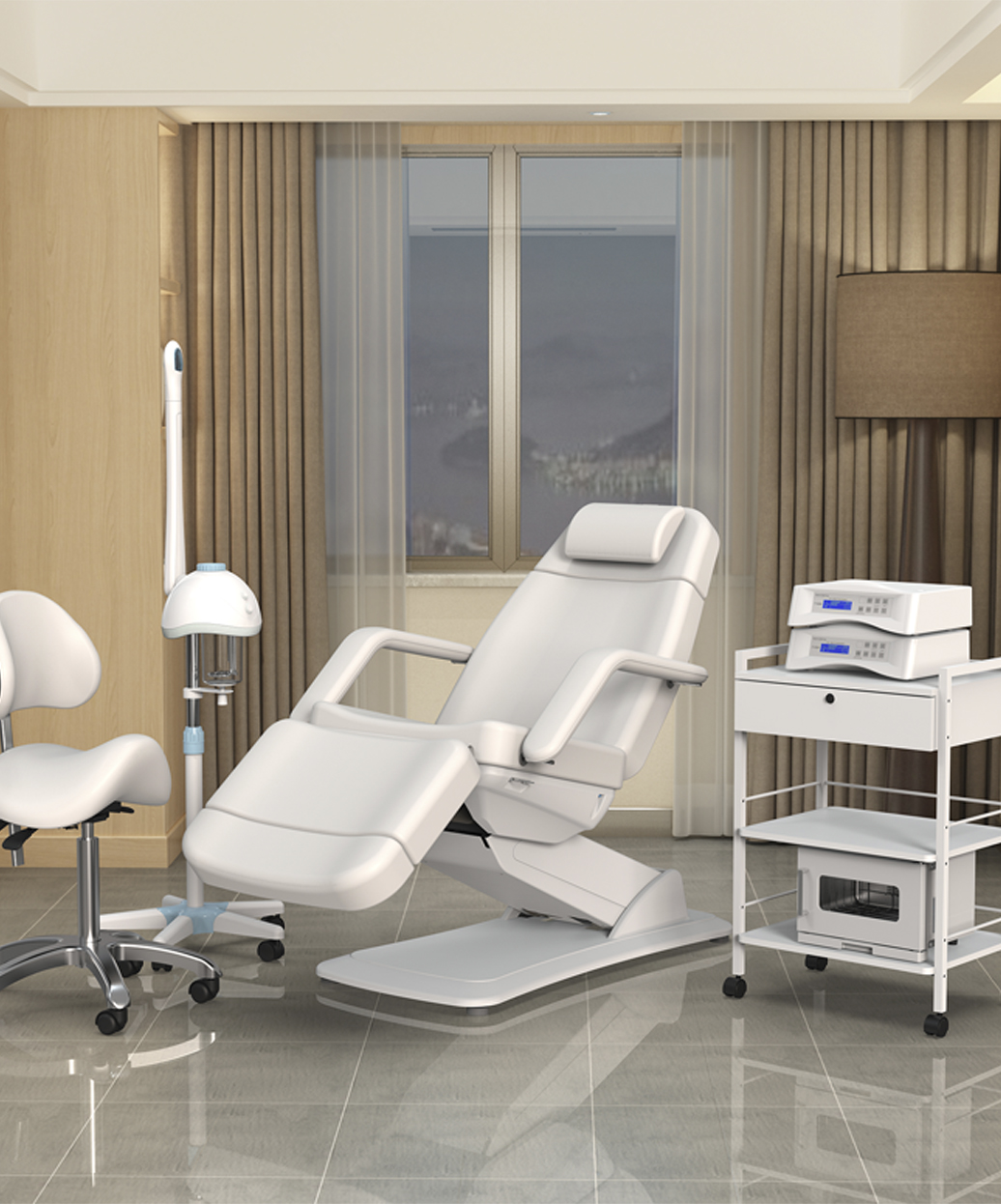 Electric Multi-Purpose Facial Massage & Treatment Bed 2221D for ...