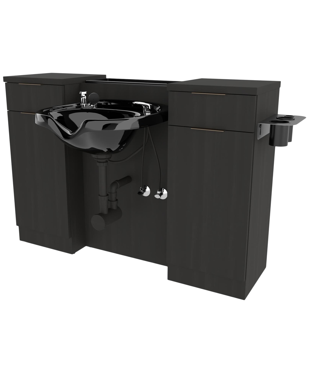Collins Finley Wide Wet Station E1061 Barber Station w/ Storage ...