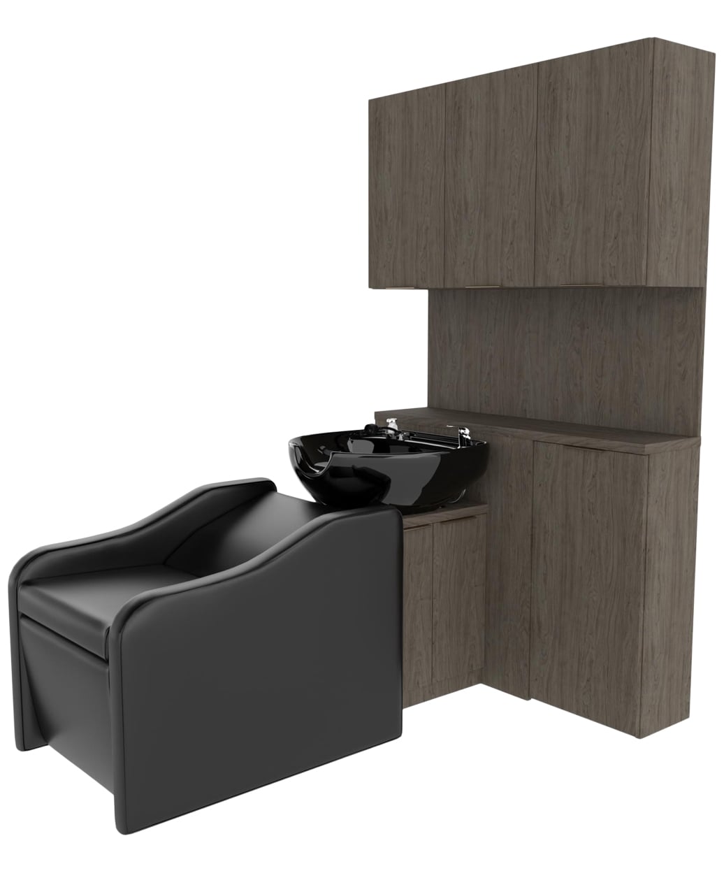 Collins Essentials Bulkhead with Storage E1101 Barber Station w/ Extra ...