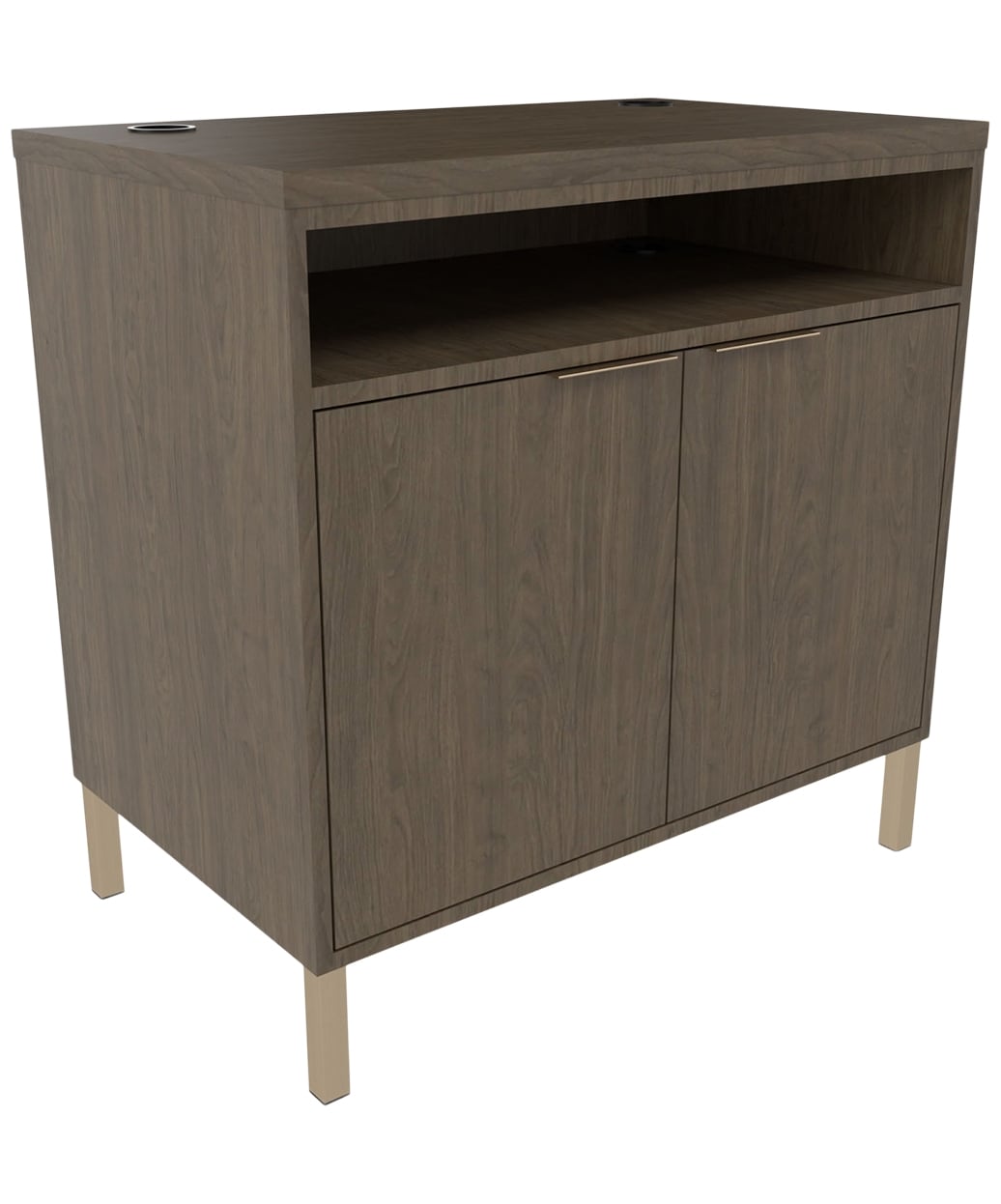 Collins Aspen Salon Appointment Desk with Metal Legs E1163 Salon ...