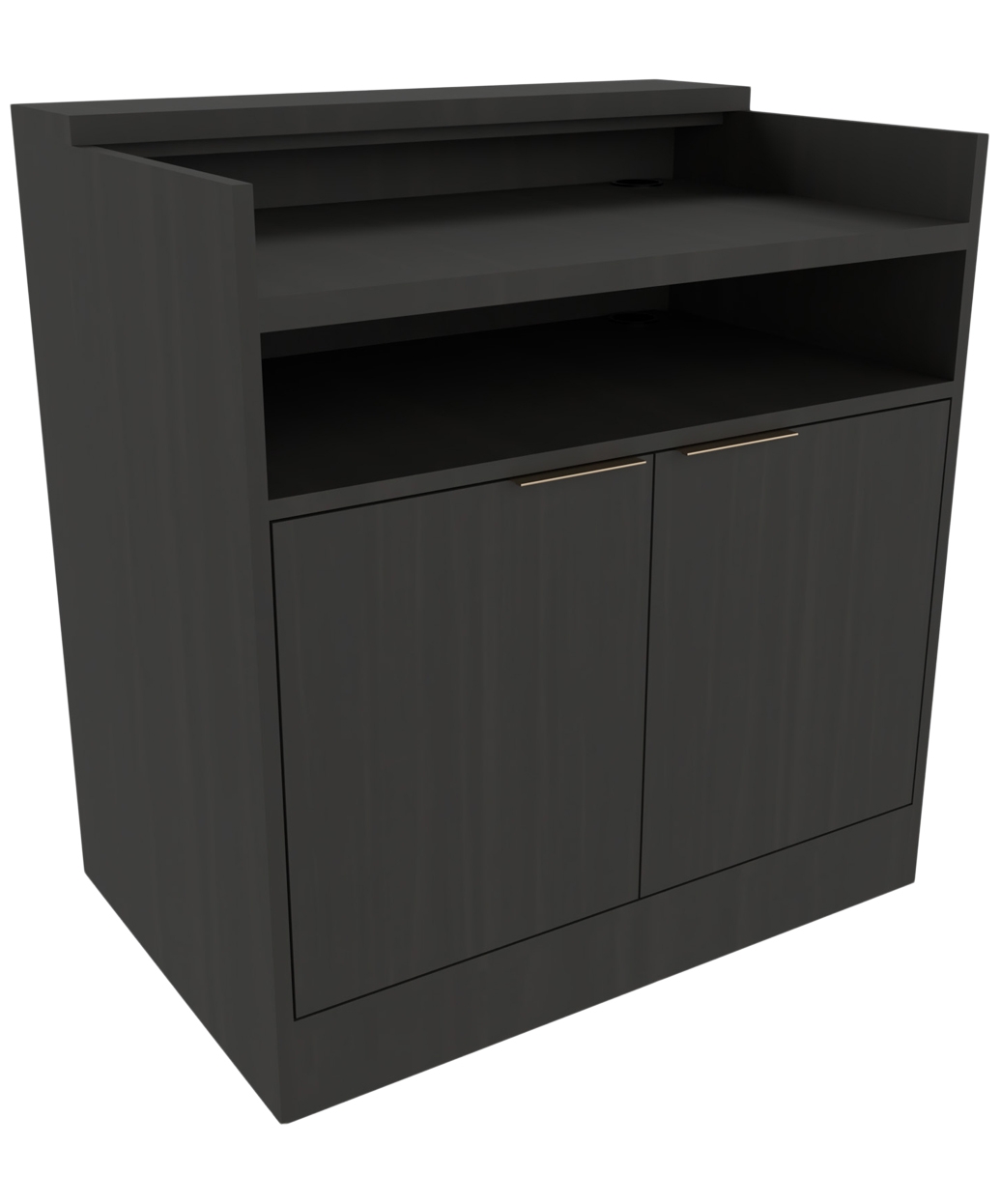 Collins Nico Concierge Desk with LED light E1165-36 w/ Toe Kick ...
