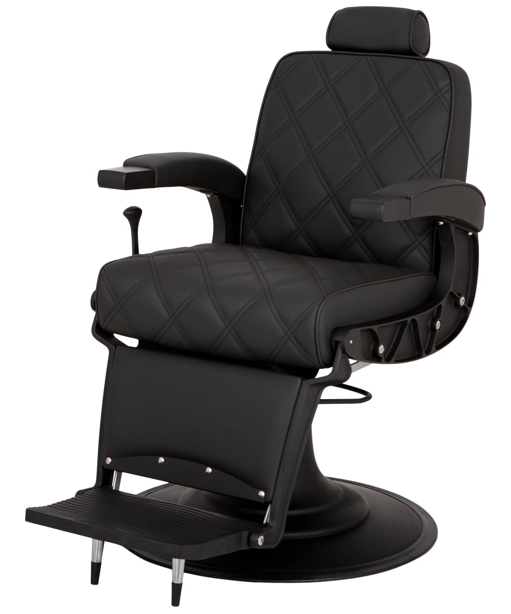 Black Diamond Professional Heavy-Duty Barber Chair, Extra Wide Seat For ...