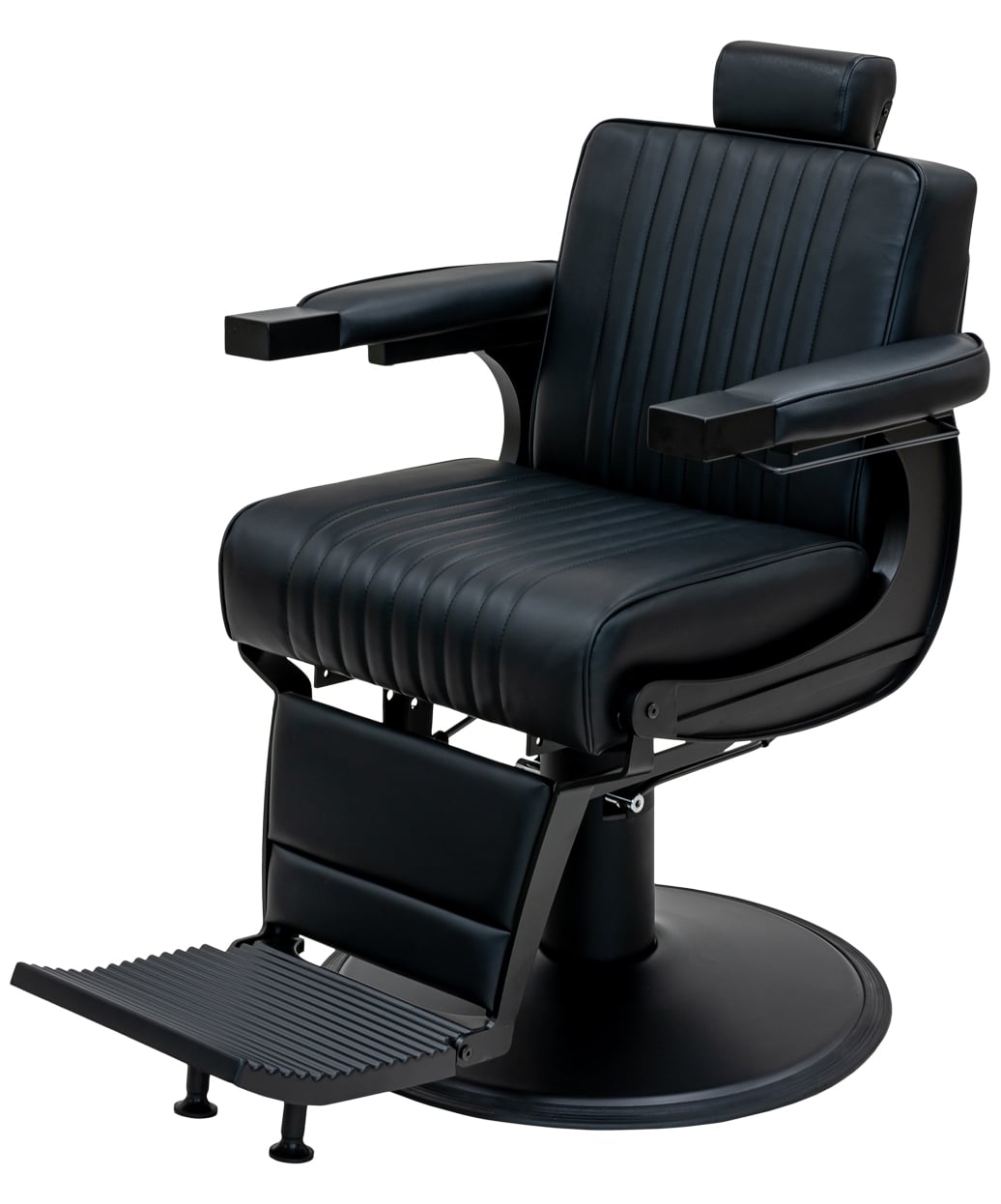 Pibbs Utah Professional Barber Chair BC1050 w/ Heavy Duty Black Powder ...