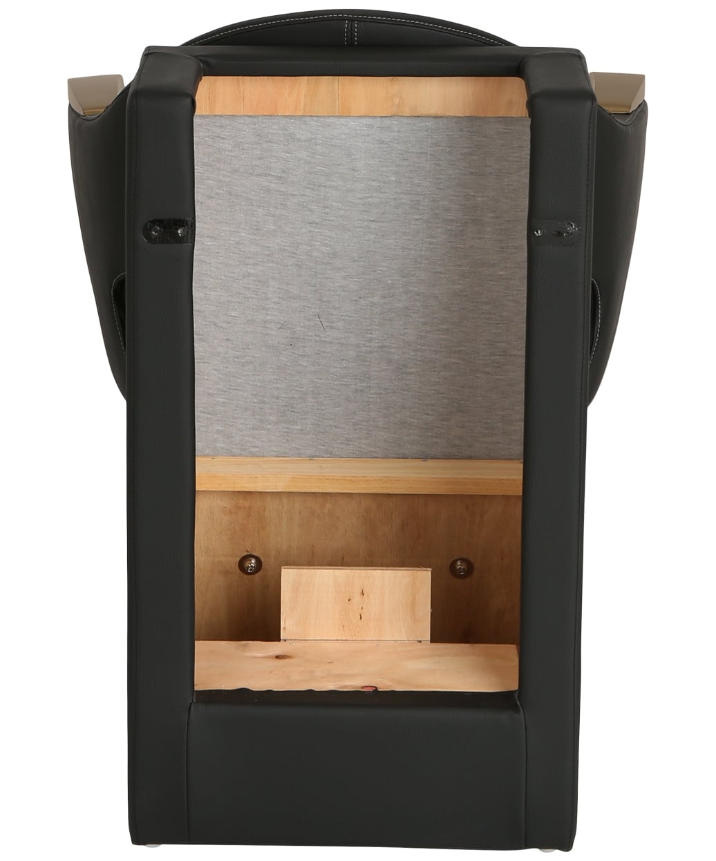 Luna Gold Dryer Chair with Brushed Gold Armrests for Hooded Hair Dryers ...