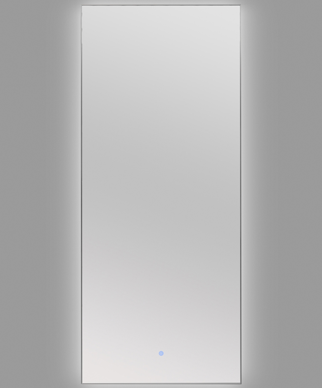 Pibbs Lucia 72 LED Backlit Full Length Salon Mirror w/ Metal Frame ...