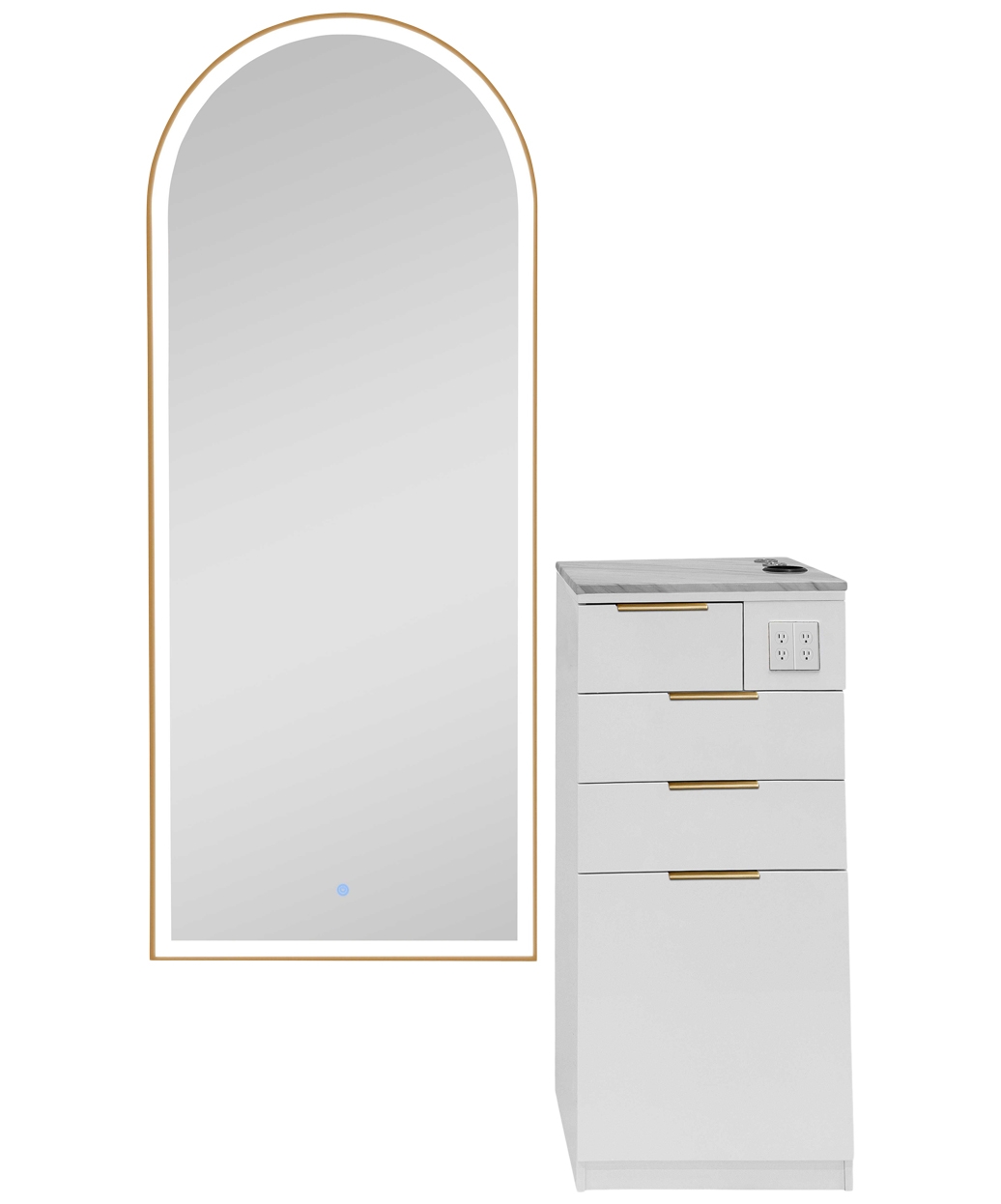 Pibbs 6008 Verona Styling Station & Mirror | Buy-Rite Beauty