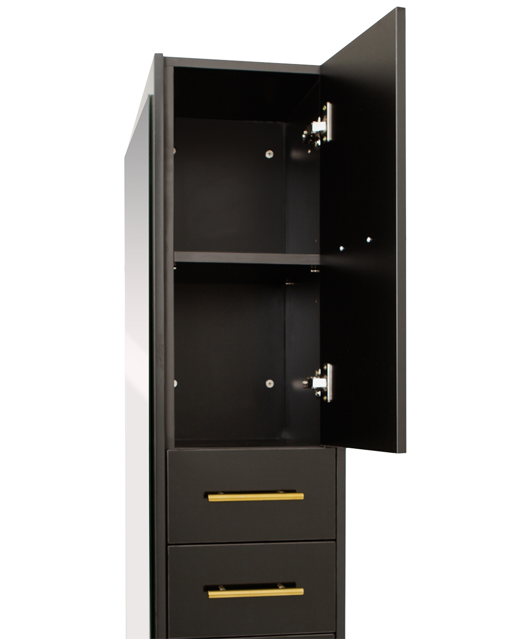 Modena Double Sided Styling Station w/ Full Length Mirror Hidden Wheels ...