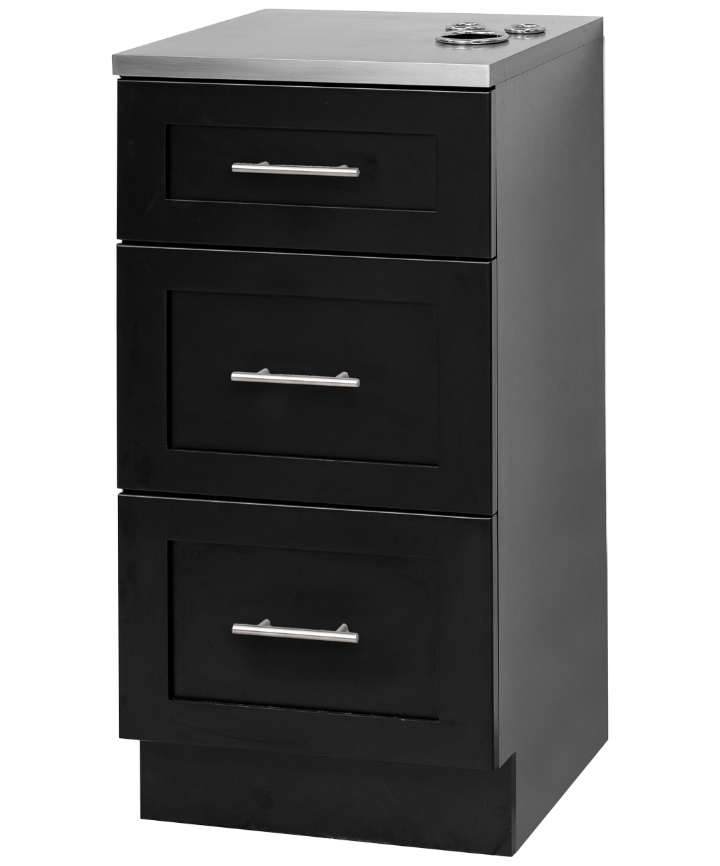 Pibbs 6050 Shaker Salon Styling Station w/ Stone Top and Appliance ...
