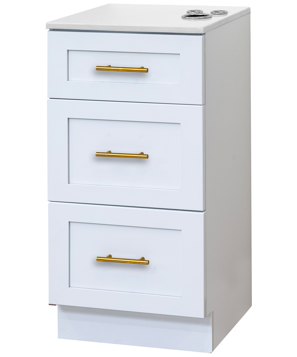 Pibbs 6050 Shaker Salon Styling Station w/ Stone Top and Appliance ...