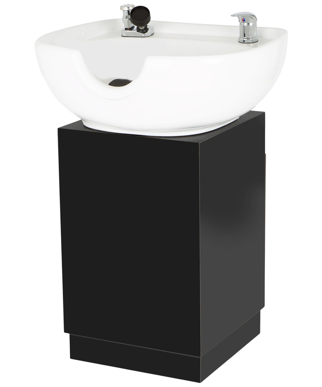 Bali Head Spa Pedestal Shampoo Unit Cabinet with Large Porcelain ...