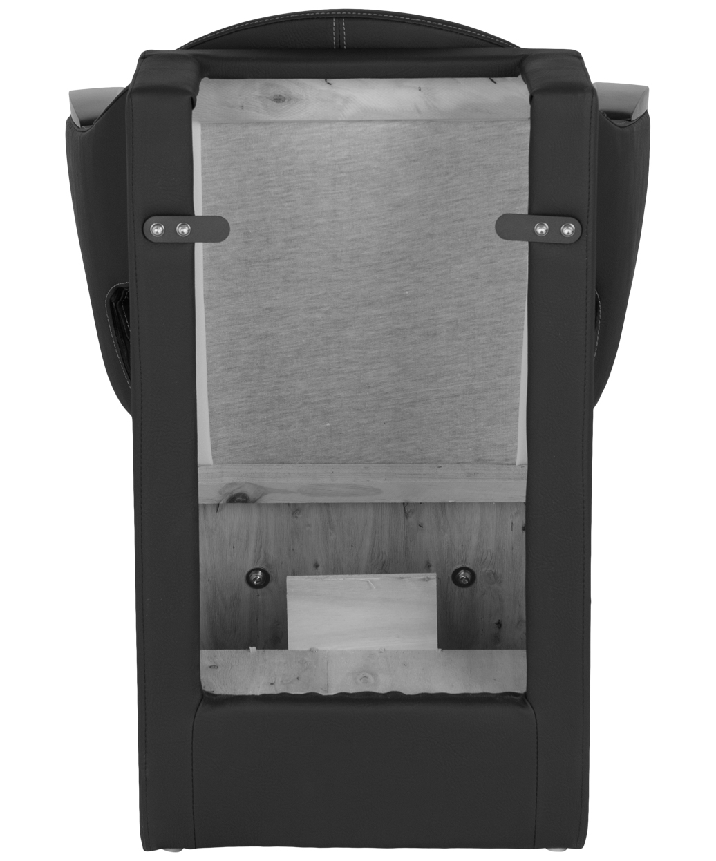 Luna Noir Dryer Chair with Black Metal Armrests for Hooded Hair Dryers ...